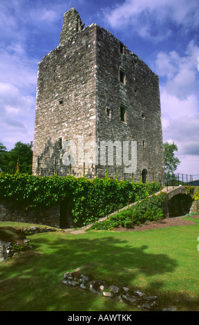 Scottish castle Cardoness Castle 15th centuay tower house on the edge ...