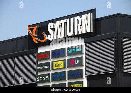 Saturn electronics store, Munich, Germany Stock Photo - Alamy