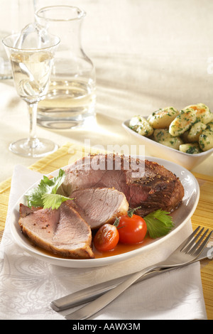 Rum Pork Meat step by step Stock Photo - Alamy