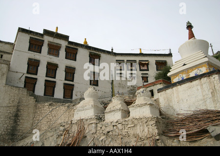 The traditional architecture of the Rizong monastery in the Ladakh ...