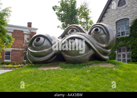Big Eyes Sculptures in Williamstown MA Stock Photo - Alamy