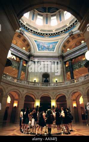 Interior view of the dome of the Minnesota State Capitol Stock Photo ...