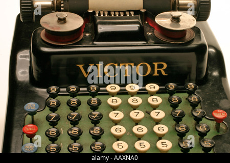 Antique Adding Machine Stock Photo - Alamy