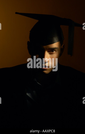 The big day is finally here. Portrait of happy college graduates in ...