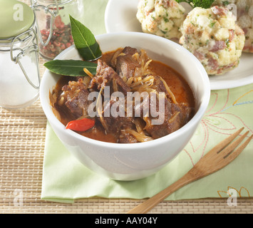Segedin Goulash with Wild Boar Stock Photo - Alamy