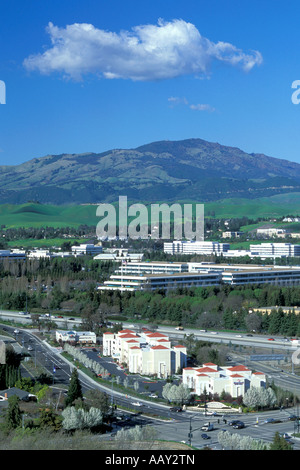suburbs in San Ramon California showing urban sprawl and million dollar ...