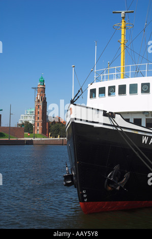 Germany Bremen Bremerhaven historic docks Stock Photo - Alamy
