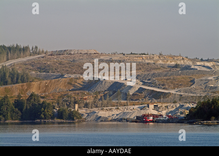 Limestone Quarry, Texada Island, BC British Columbia, Canada - Front ...