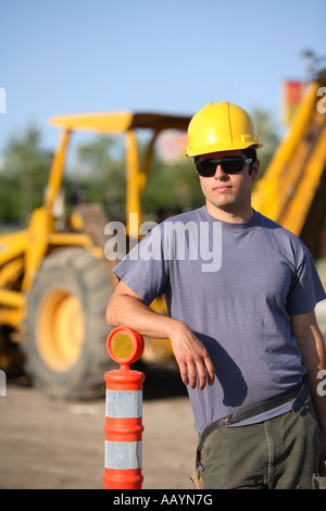 Construction Worker Portrait Stock Photo - Alamy