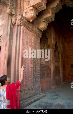 Red Fort Texture - Delhi and Agra India Stock Photo - Alamy