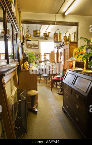 Antiques store, antique dealer shop interior England UK Stock Photo ...