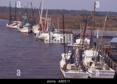 Darien Georgia Shrimp Boat Fleet Stock Photo - Alamy