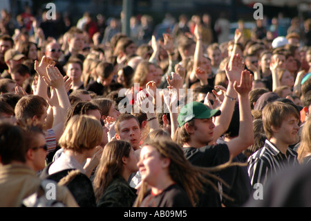 Music fans on day one of TRNSMT Festival 2026 in Glasgow, Scotland on ...