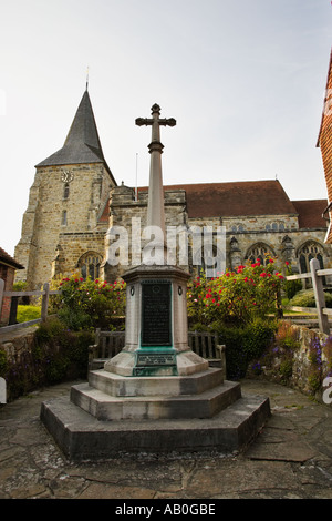 St Dunstan's Church and War Memorial, High Street, Mayfield, East ...