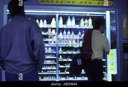 Snack and drink vending machine Paris France Stock Photo - Alamy