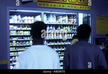 Snack and drink vending machine Paris France Stock Photo - Alamy