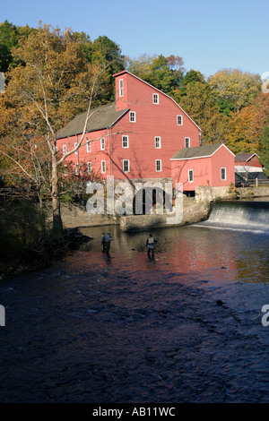Clinton's landmark Red Mill, located in Hunterdon County, New Jersey ...