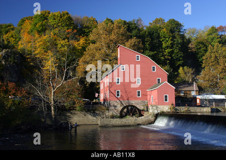 Clinton's landmark Red Mill, located in Hunterdon County, New Jersey ...