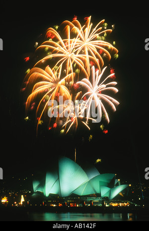 Sydney Millenium Fireworks 1999 2000 Stock Photo - Alamy