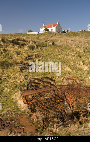 fishing harbour Berneray, Outer Hebrides Stock Photo - Alamy
