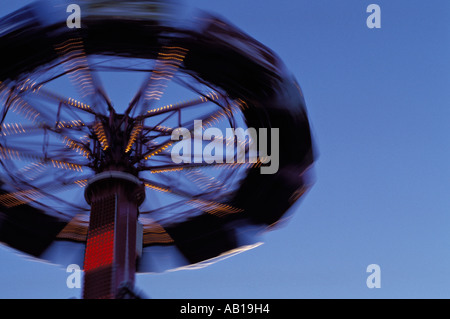 Tilt a whirl ride at the Arizona State Fair Phoenix Arizona USA Stock ...