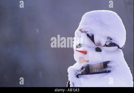 Snowman in winter Smithers British Columbia Stock Photo - Alamy