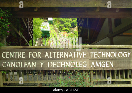 Centre for Alternative Technology entrance with water balanced ...