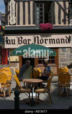 Bar Normand Domfront Normandy France Stock Photo - Alamy