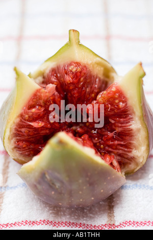 Fresh fig cut open FoodCollection Stock Photo - Alamy