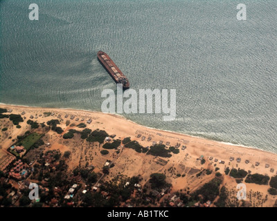 Oil tanker MV River Princess which ran aground was a feature off ...