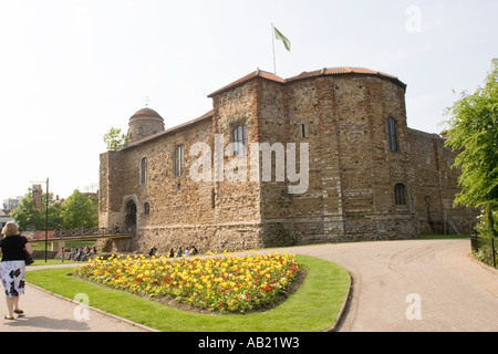 Norman Colchester Castle founded on the site of the Roman Temple of ...