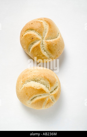 Two bread rolls FoodCollection Stock Photo - Alamy