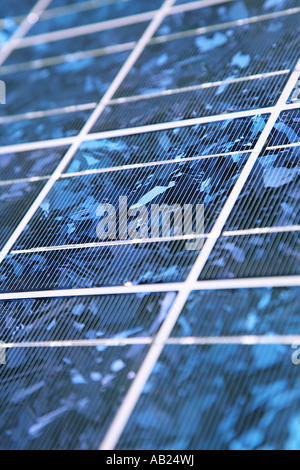 Macro detail of photovoltaic solar panel to create renewable energy ...