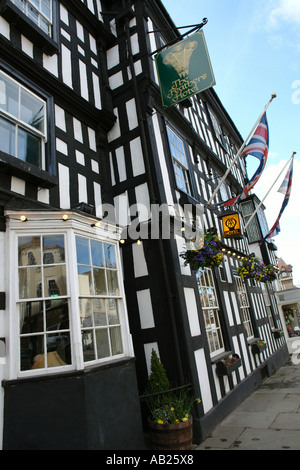 The Feathers Hotel in Ledbury Herefordshire England UK Stock Photo - Alamy