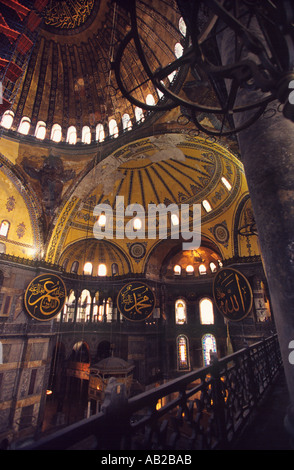 Hagia Sophia Aya Sofya inaugurated by the Byzantine Emperor Justinian ...