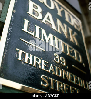 Lloyds Bank 39 Threadneedle Street London UK Stock Photo - Alamy