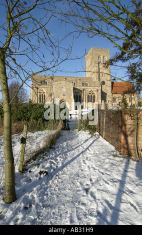 St lauds church sherington Stock Photo - Alamy