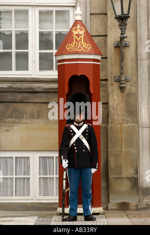 The Royal Palace Amalienborg in Copenhagen, Denmark Stock Photo - Alamy