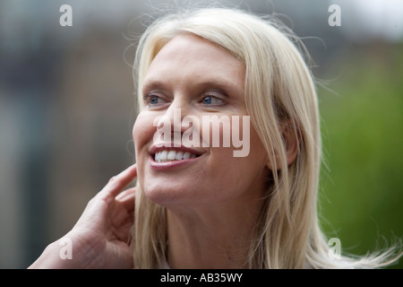 Television golden girl Anneka Rice of Treasure Hunt and Challenge ...