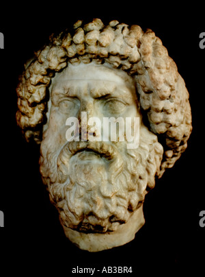 King Juba II, King of Mauretania. Beginning of 1st century AD. Marble ...