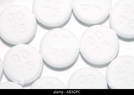 Dispersible Aspirin 75 mg Stock Photo - Alamy