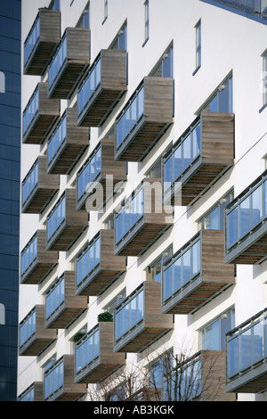 Detail of Glasgow Harbour development Stock Photo - Alamy