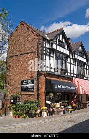 Shop in the historic in the historic village of Lymm in Cheshire Stock ...