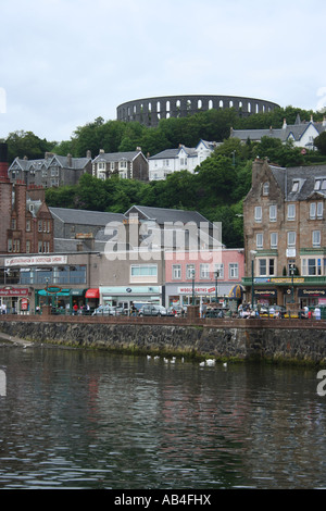 McCaig tower Oban waterfront Scotland June 2007 Stock Photo - Alamy