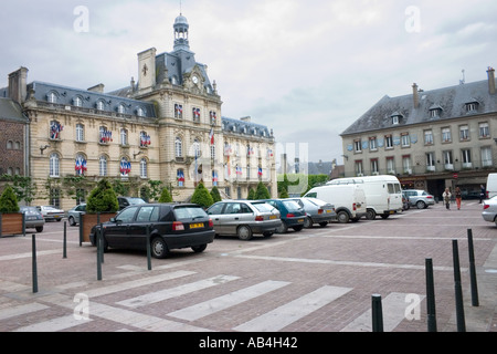 France, Normandy. Coutances, Hotel de Ville Stock Photo - Alamy