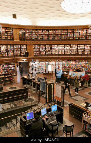 SWEDEN STOCKHOLM STOCKHOLM CITY LIBRARY ARCHITECT GUNNAR ASPLUND 1928 ...