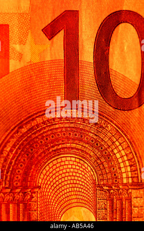 Horizontal color image of Euro currency Stock Photo - Alamy