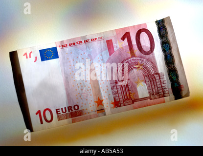 Horizontal color image of Euro currency Stock Photo - Alamy