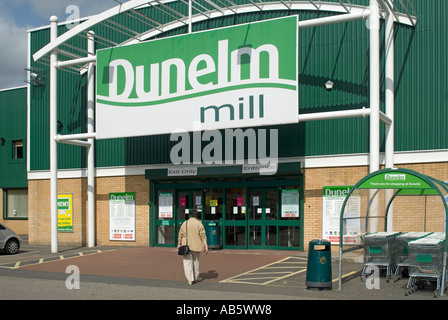 The Dunelm Mill home furnishings store in Greenford, West London, UK ...