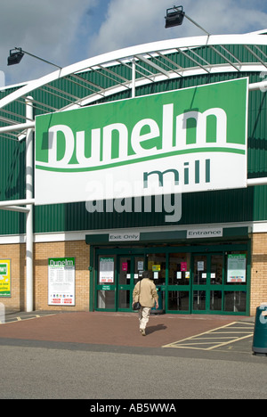 The Dunelm Mill home furnishings store in Greenford, West London, UK ...